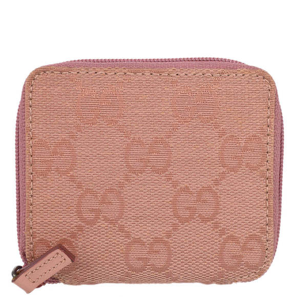 Gucci | Accessories | Gucci Pink Gg Coin Case Wallet 5679 | Poshmark
